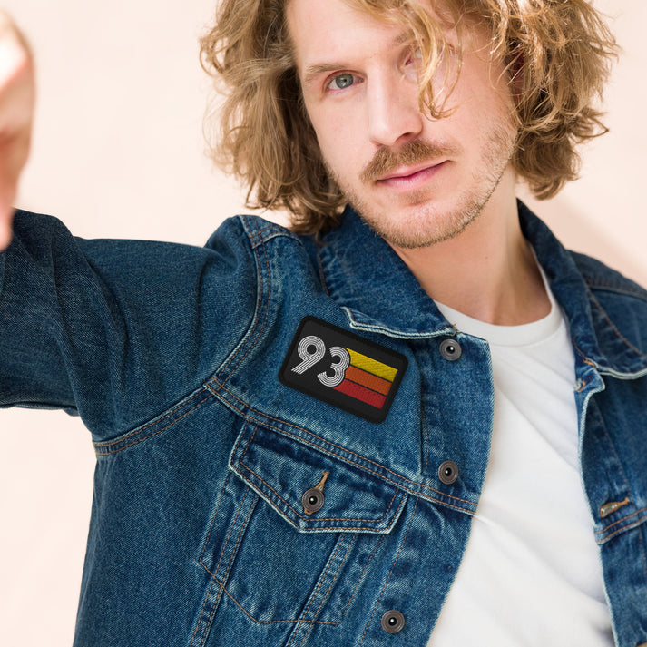 93 - 1993 Retro Birthday Year Embroidered patches – Styleuniversal