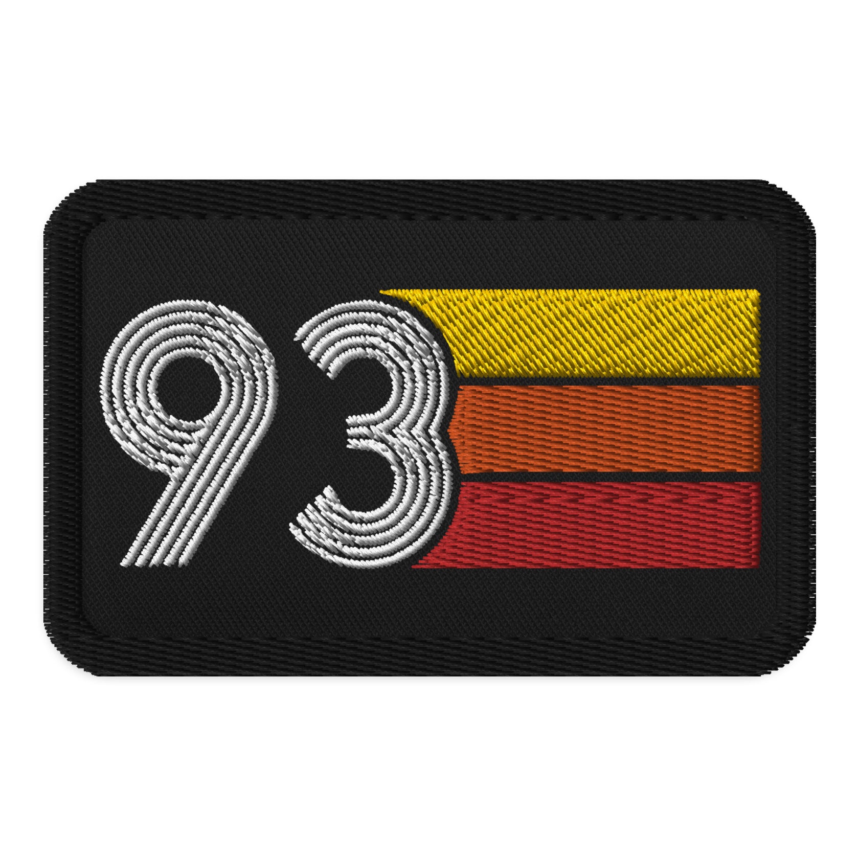 93 - 1993 Retro Birthday Year Embroidered patches – Styleuniversal