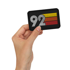92 - 1992 Retro Birthday Year Embroidered patches – Styleuniversal