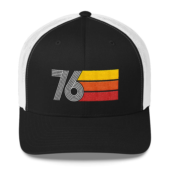 76 Number 1976 Birthday Retro Trucker Hat – Styleuniversal